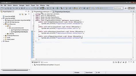 Asynchronous Servlets 02 Youtube