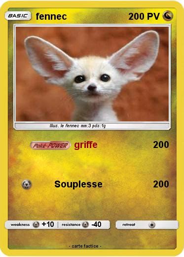 Pokémon Fennec 90 90 Griffe Ma Carte Pokémon
