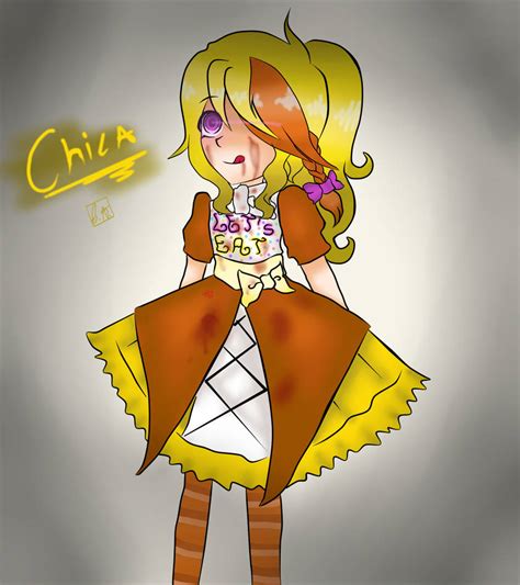 Chica Human Fnaf By Ceceleathenoob On Deviantart