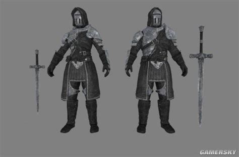 《上古卷轴5天际重制版》黑色骑士盔甲mod上古卷轴5：天际重制版下载 游民星空下载中心