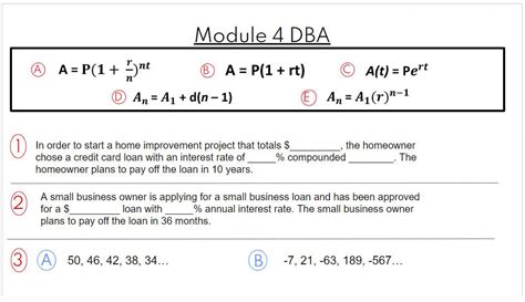 Help Mdfl Math For Data And Financial Literacy Module 4 Dba Rflvs
