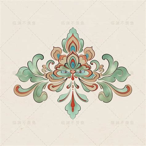 敦煌忍冬卷草莲荷纹，老祖宗的惊艳审美！ 小红书 花瓣网
