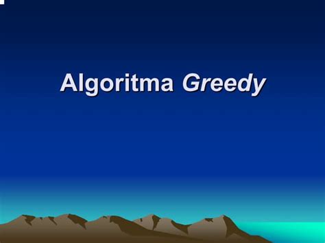 Algoritma Greedy Pdf