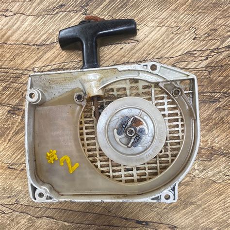 Stihl 044 046 Av Chainsaw Starter Recoil Cover And Pulley Assembly 2