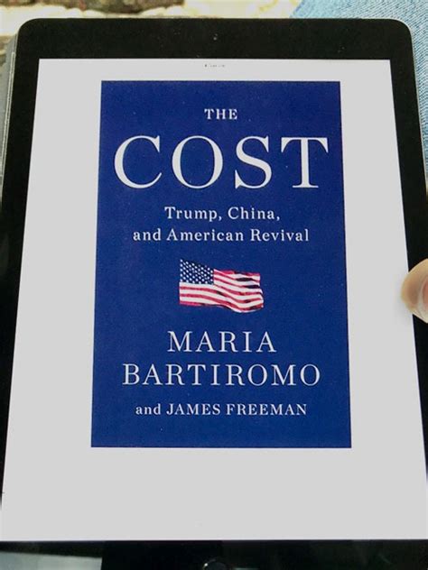 Book “the Cost” By Maria Bartiromo And James Freeman My Desultory Blog