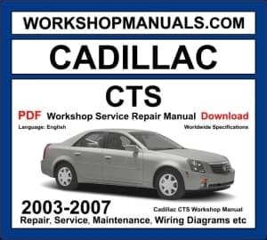 Cadillac Ats Workshop Repair Manual 2013 2019 Pdf Download
