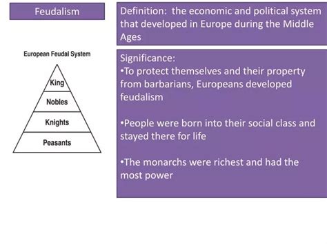 Ppt Feudalism Powerpoint Presentation Free Download Id5494537