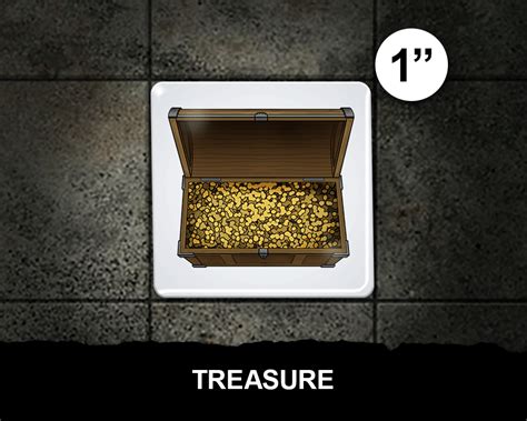 Chest Token Closed Treasure Tactical Tokens