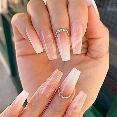 Faux Ongles Faux Ongles Longs Faux Ongles Nude Pre Atelier Yuwa Ciao Jp