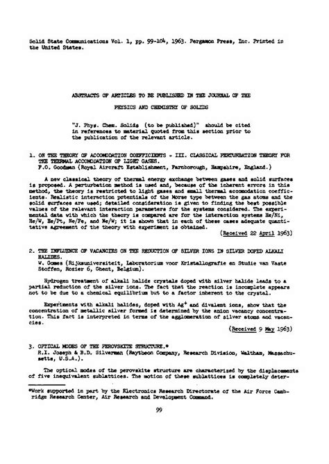 Pdf Optical Modes Of The Perovskite Structure Dokumentips