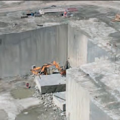 Scanning Electron Microscope Photo Of Exsolution Lamellae In Larvikite