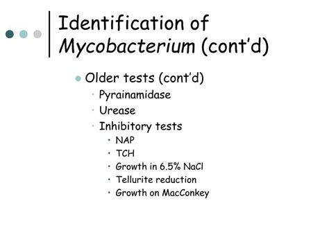 Ppt Chapter 22 Mycobacterium Tuberculosis And Other Nontuberculous Mycobacteria Powerpoint