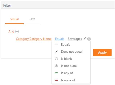 Filter Control Elements ASP NET Web Forms Controls DevExpress Documentation