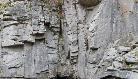 Light Coarse Natural Rock Stone Background Mining Cliff Rough Front