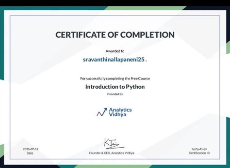 Python Analyticsvidhya Certification Lifelonglearning Programming Datascience