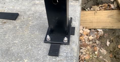 how to install a railing or post in concrete diy step by step guide