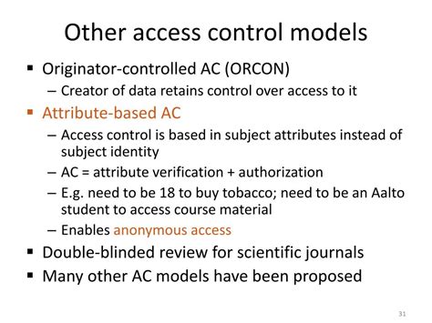 ppt access control models and policies powerpoint presentation free