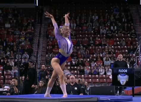 Lsu Gymnast Olivia Dunne Shows Off Cheeks In Floor Routine Page 2 Of
