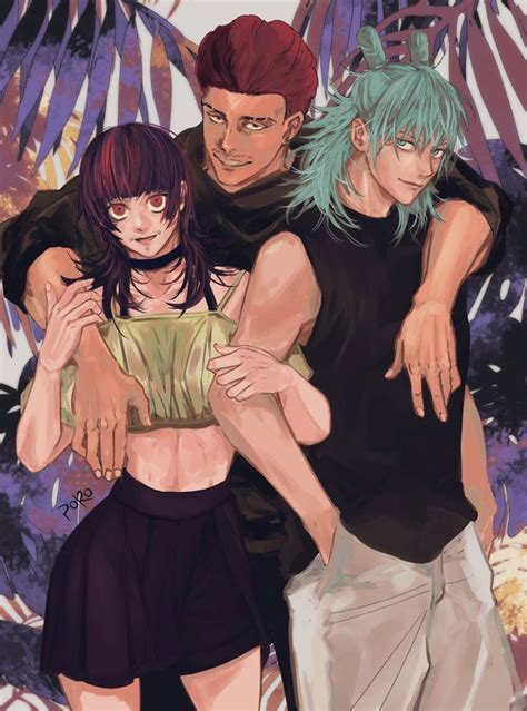 Jujutsu Kaisen Jujutsu Character Art Anime Friendship