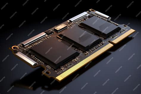premium vector latestgeneration 16 gb ram module for desktop computer