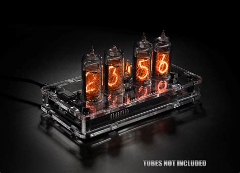 4 tube in 14 nixie tube clock kit diy no tube etsy