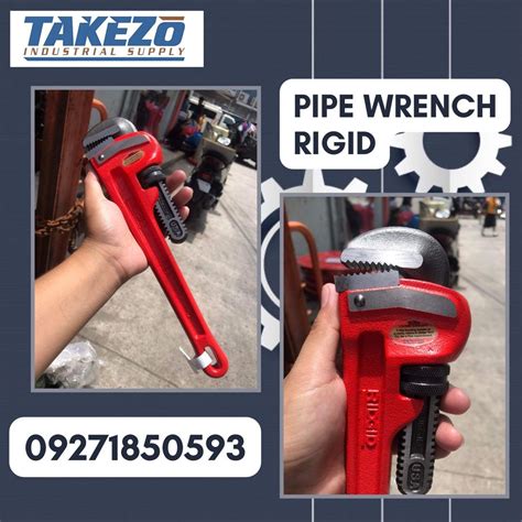 Pipe Wrench Rigid Commercial And Industrial Construction Tools And Equipment On Carousell