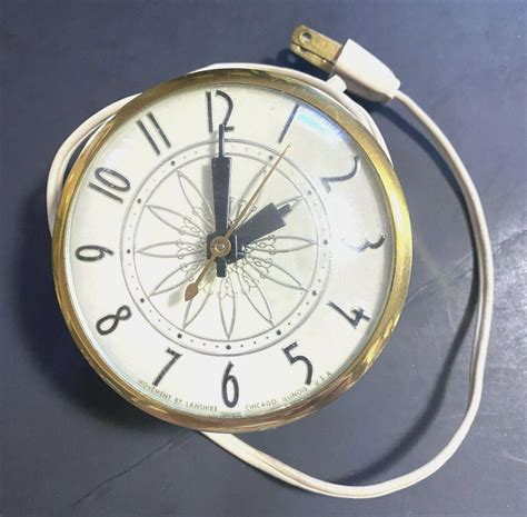 Lanshire Self Start T3 Electric Clock Motor And Face Excell Working