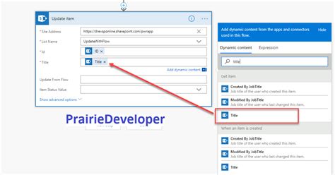 Updating A List Item From Microsoft Flow Little Developer On The Prairie