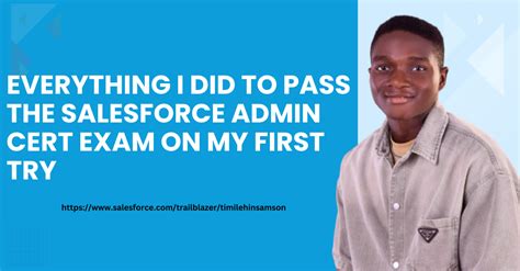 How To Pass The Salesforce Administrator Certification Exam On The