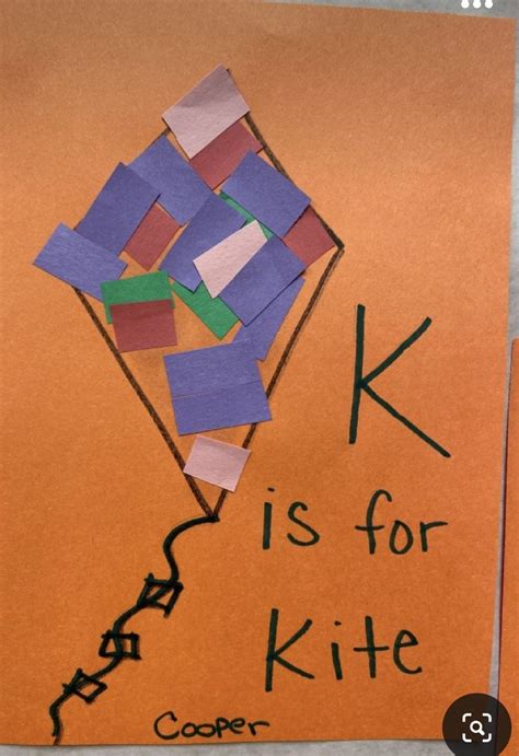 Letter K Kite Craft Artofit