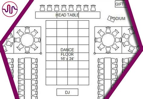 Reception Floor Plan Layout