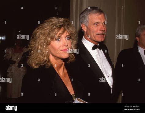 Jane Fonda And Ted Turner March 1990 Credit Ralph Dominguezmediapunch