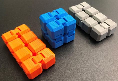 3d Printed Infinity Cube Fidget Toy Etsy