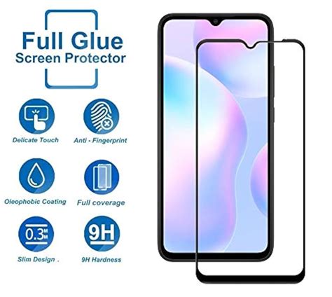 For Xiaomi Poco M3 Tempered Glass Black New Oo Lala Ji