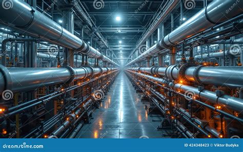 A Complex Gas Pipeline System At A Gas Industry Enterprise A Supplier