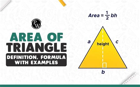 Area Of Triangle Definition Formula Examples