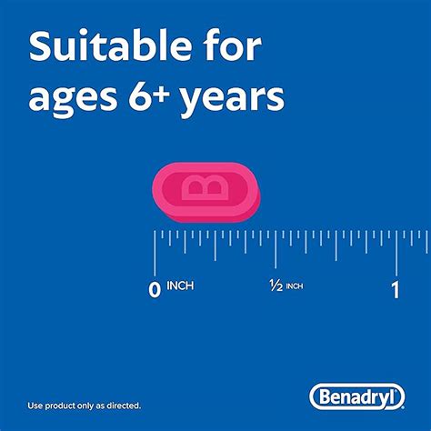 100 Count Package Of Benadryl Allergy Tablets For Allergy Relief Help To Alleviate Symptoms