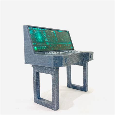 Stl File Sci Fi Computer Console For 375 In Figure Diorama 🖥️ ・3d