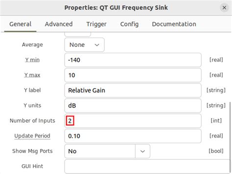 Filefrequency Shifting Frequency Sink Propertiespng Gnu Radio