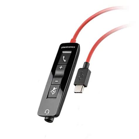 Inline Call Control Usb C Cable For Plantronics Blackwire 5200 Headsets