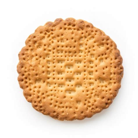 Premium Ai Image A Round Cookie With A Circle Of The Word Crackers On It