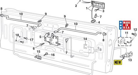 Tailgate Release Handle And Components Lmc Truck