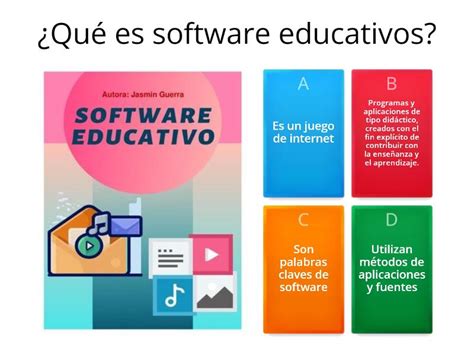 Tipos De Software Educativos Quiz