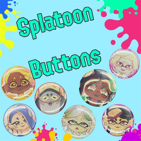 Splatoon Buttonspins Idols Etsy