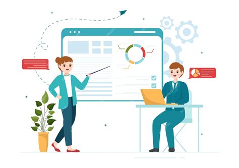 Premium Vector Outsourcing Business With Idea Of Teamwork And Project Delegation In Flat Hand