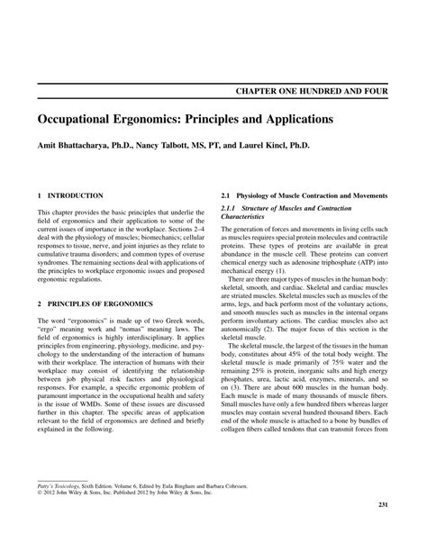 Ergonomics Certification Occupational Therapy Prntbl