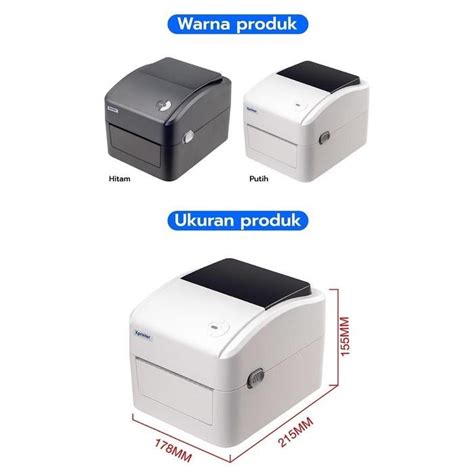 Jual Printer Barcode Thermal Label Printer Xprinter Xp 420b 110mm Stiker Alamat Barcode Harga