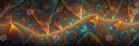 A Mesmerizing Fractal Design With Intricate Repeating Patterns And A