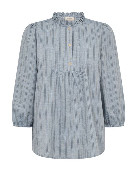 152436 Freequent Naleen Blå Mønstret Tryde Andrés