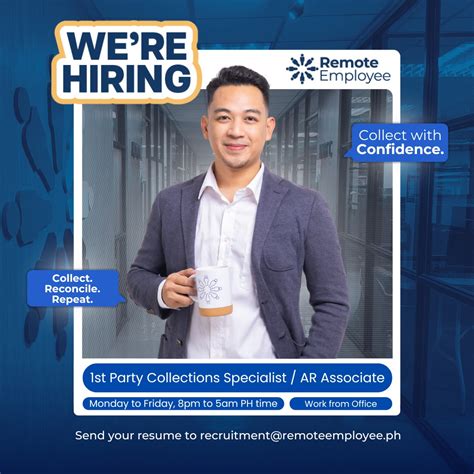 Remote 🚨 𝗖𝗼𝗹𝗹𝗲𝗰𝘁𝗶𝗼𝗻𝘀 𝗽𝗿𝗼𝘀 𝘄𝗮𝗻𝘁𝗲𝗱 𝗥𝗲𝗺𝗼𝘁𝗲 𝗘𝗺𝗽𝗹𝗼𝘆𝗲𝗲 𝗶𝘀 𝗵𝗶𝗿𝗶𝗻𝗴 𝗮 𝟭𝘀𝘁